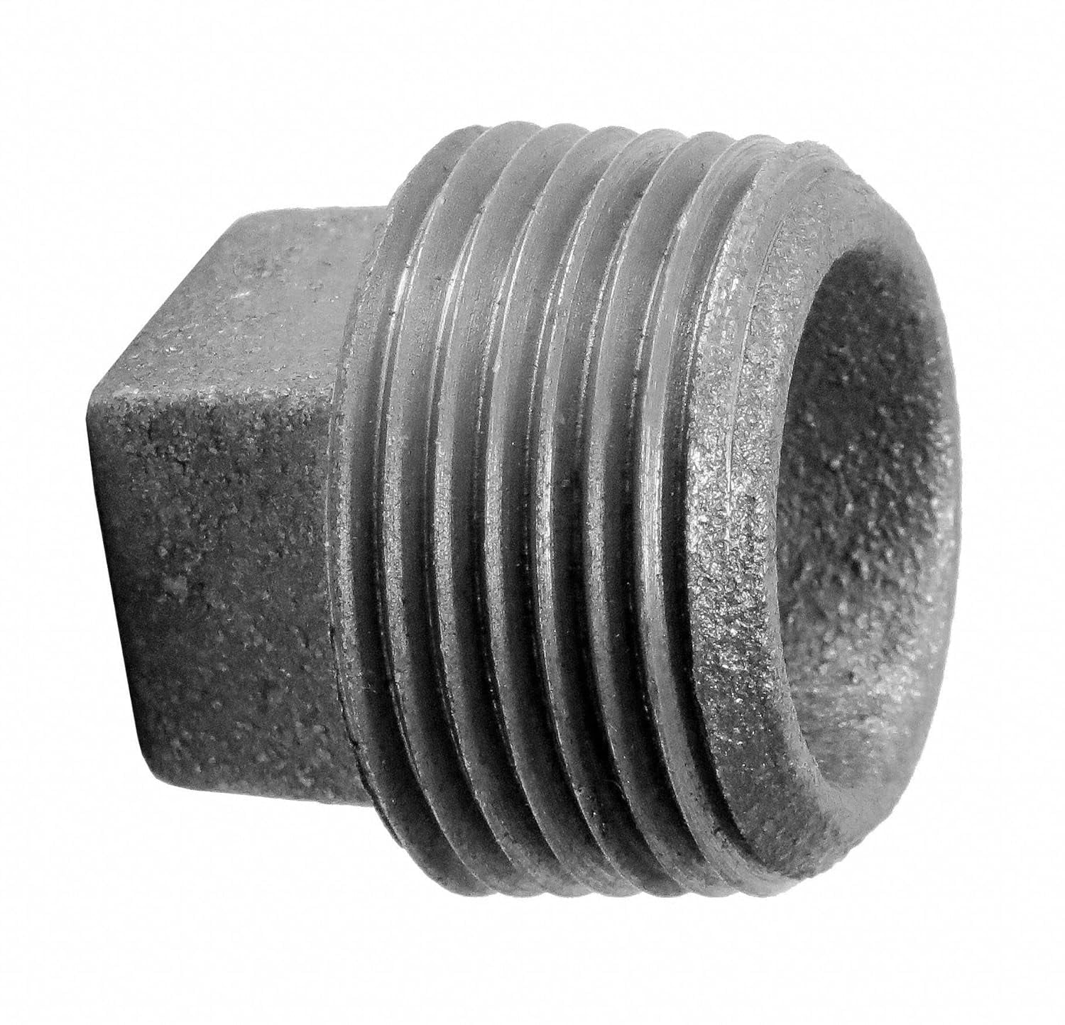 0319902680 Galvanized Cast Iron Cored Square Head Plug, 3.5" - Walmart.com