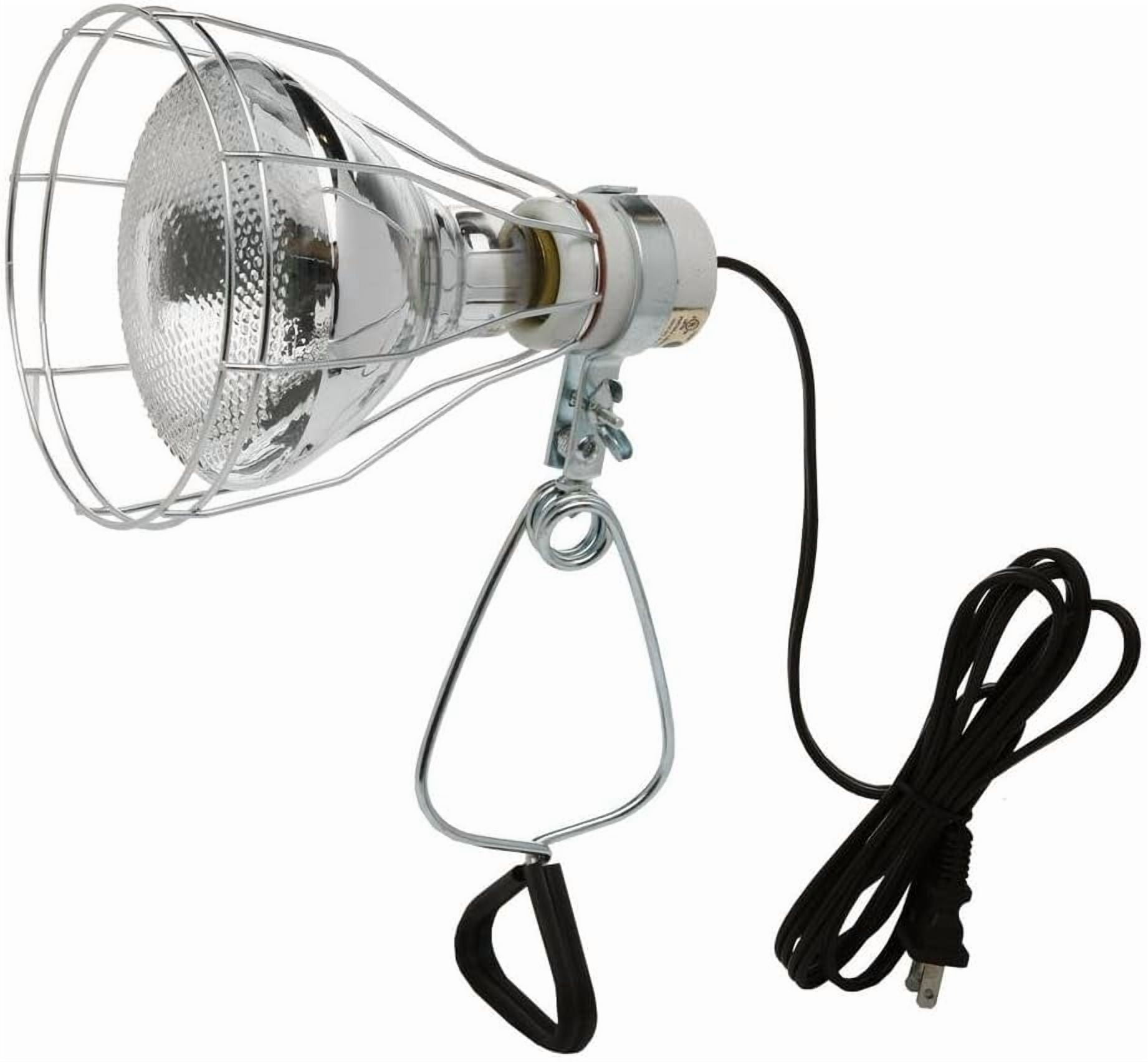 0324 18/2 Gauge Brooder and 150-Watt Heat Lamp with Wire Grill and ...