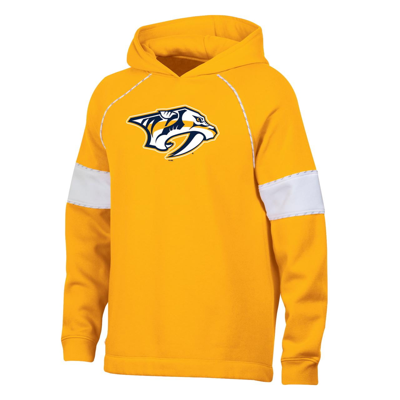 Ladies NHL Nashville Predators Fleece Raglan Hoodie - Walmart.com