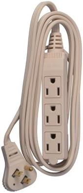 03507ME 6-Feet Beige Low Profile Cube Tap Extension Cord - Walmart.com