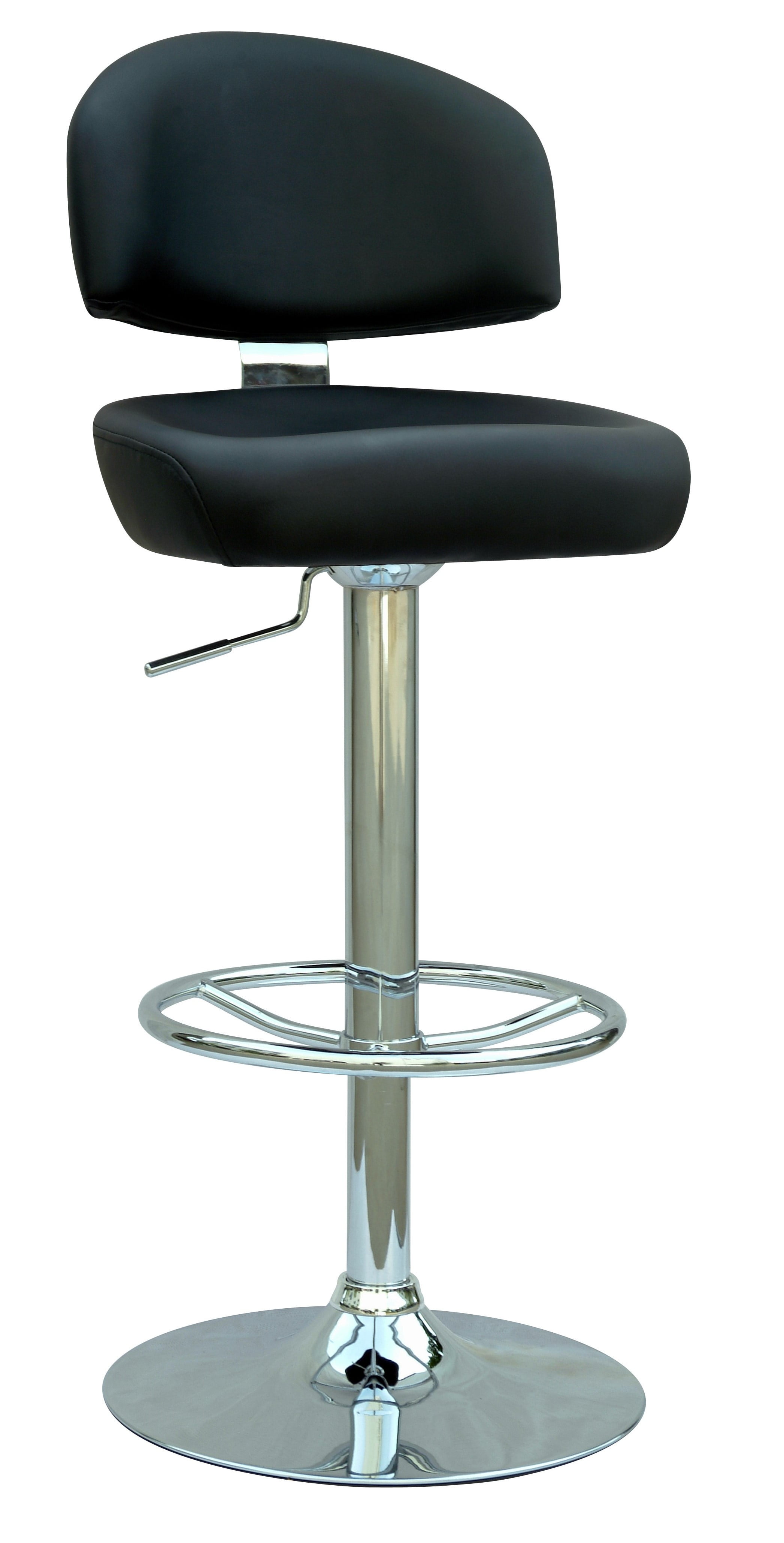 0362 Bella Vita Pneumatic Gas Lift Adjustable Height Swivel Stool in ...