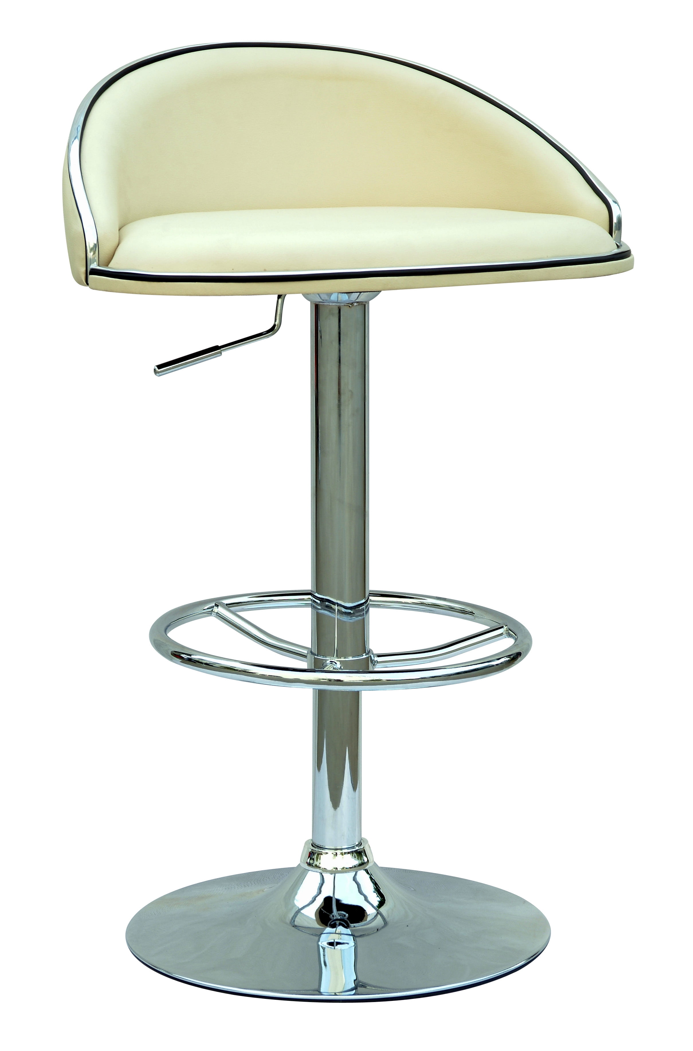 0388 Bella Vita Pneumatic Gas Lift Adjustable Height Swivel Stool in ...