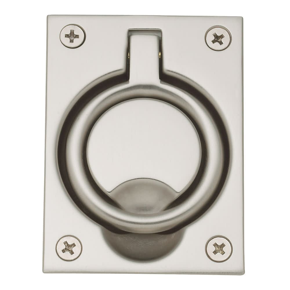 0395.150 2-1/2" x 3-3/10" Flush Ring Pull - Satin Nickel - Walmart.com