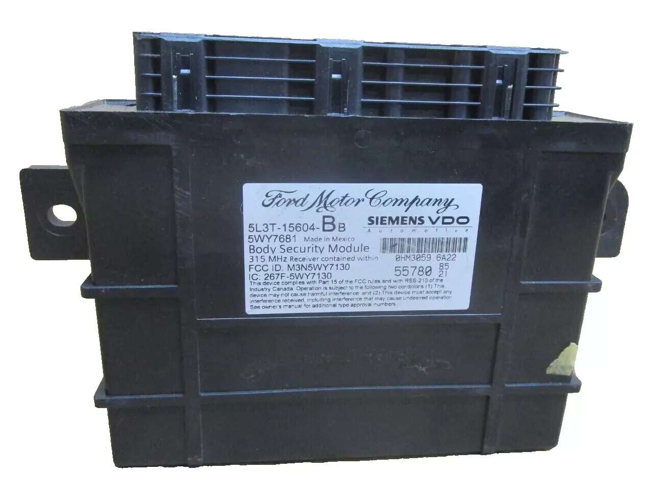 04 05 06 Ford F150 Keyless Anti Theft Body Security Control Module 5L3T ...