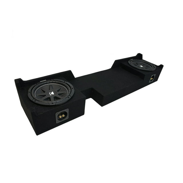 04-08 Ford F-150 Ext Super Cab Truck Kicker Comp C10 Dual 10" Sub Box 2 Ohm - Walmart.com