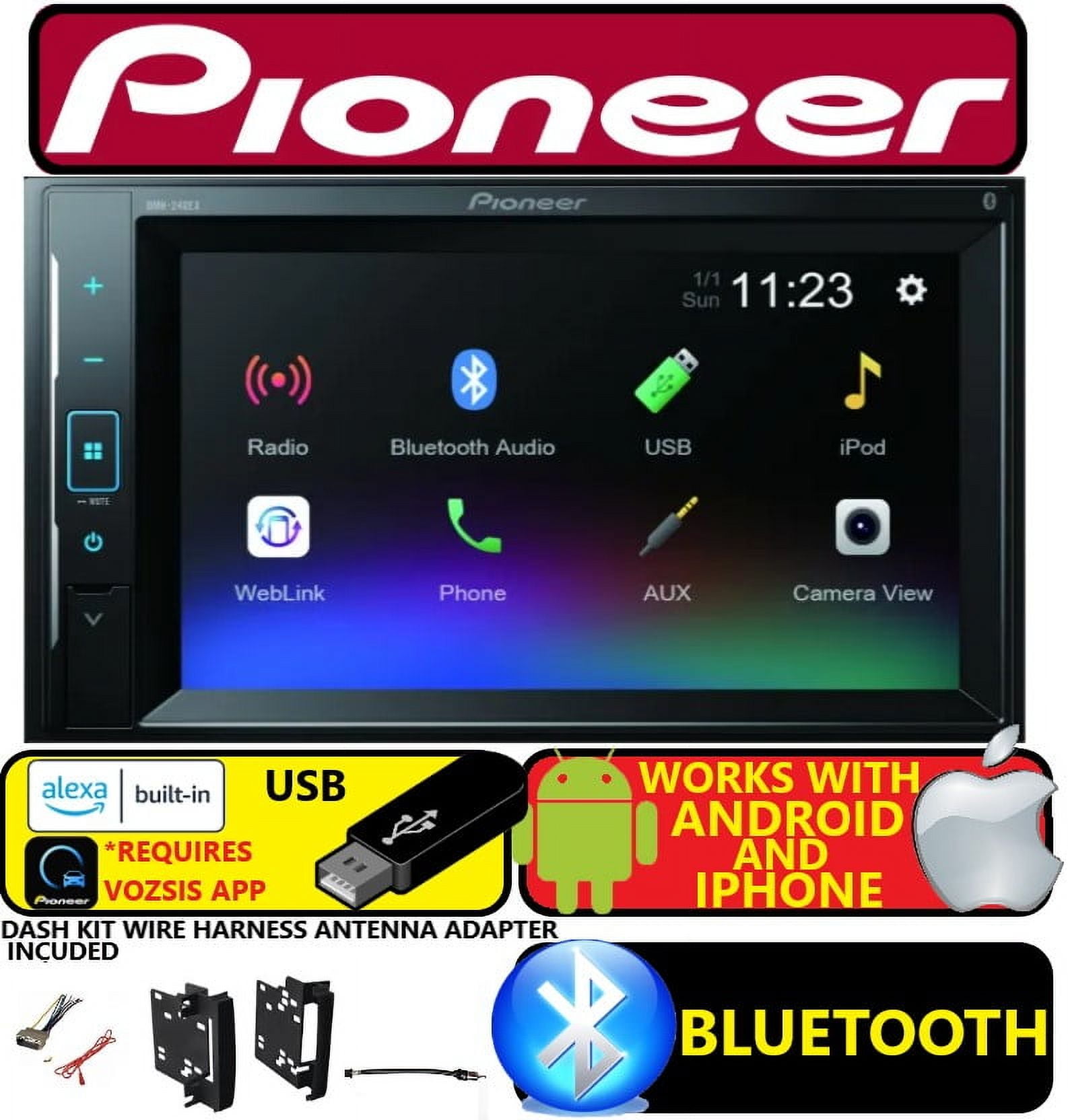 04-10 CHEVY PONTIAC SATURN BLUETOOTH USB CD DVD AUX CAR RADIO STEREO ...