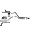 04-14 Ford F-150 2.5" Dual Exhaust Y Pipe Side Exit Slash Tips ...
