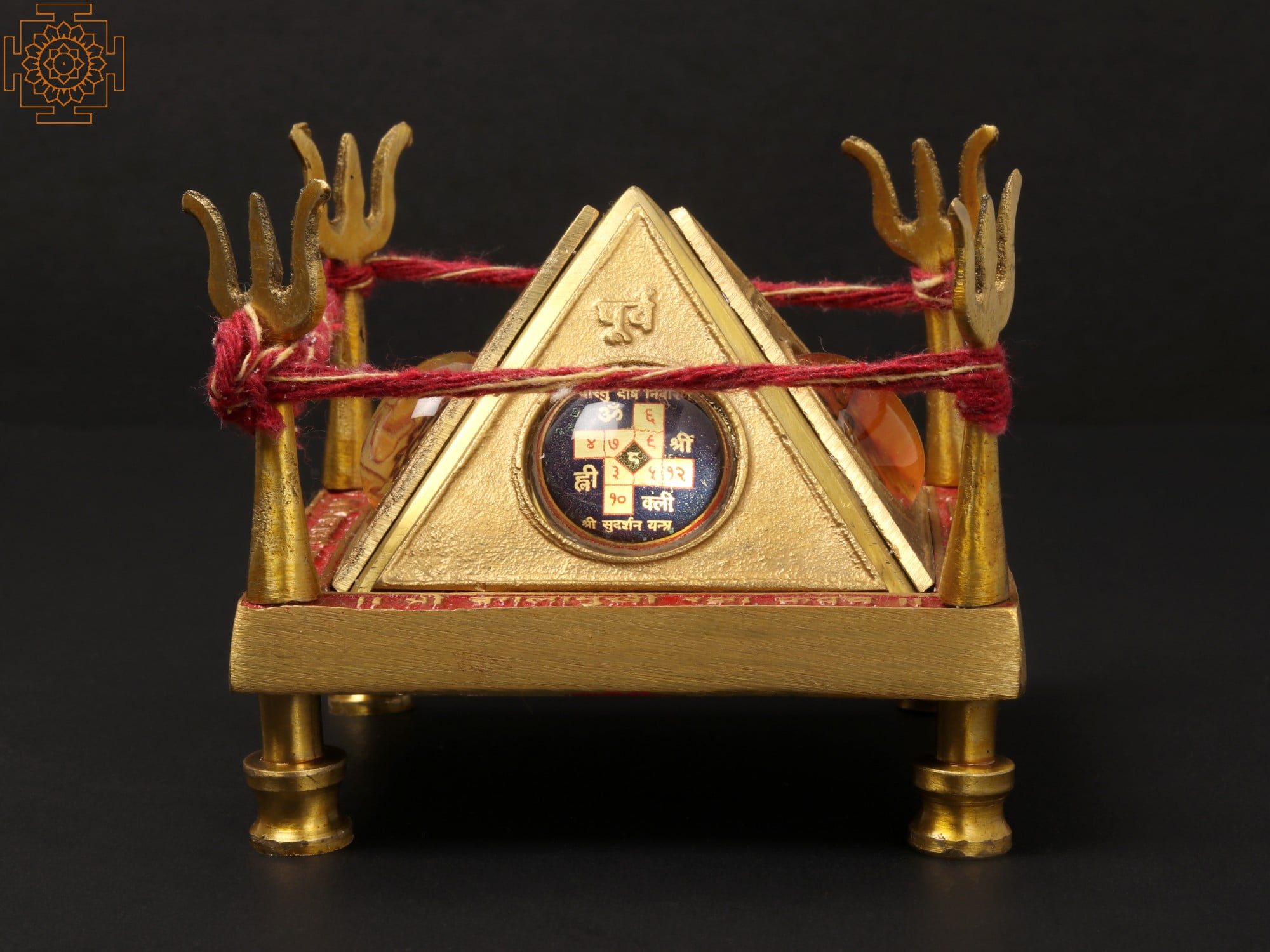 04" Shri Bagalamukhi Raksha Kavach in Brass | Handmade | Made in India ...