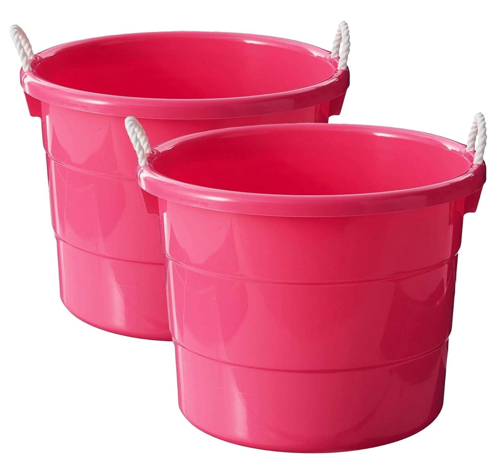 0402PKDC Stackable Plastic 18 Gallon Utility Storage Container Bucket ...