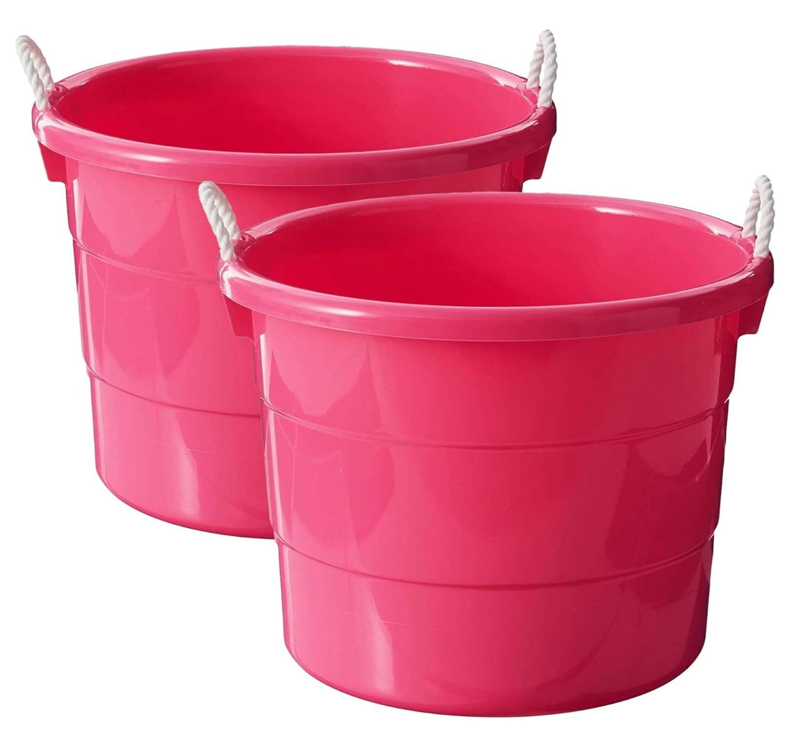 0402PKDC Stackable Plastic 18 Gallon Utility Storage Container Bucket ...