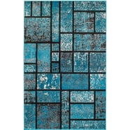 #033 SUM; Harlequin (Black Diamond) Design Area Rug; Traditional Design ...