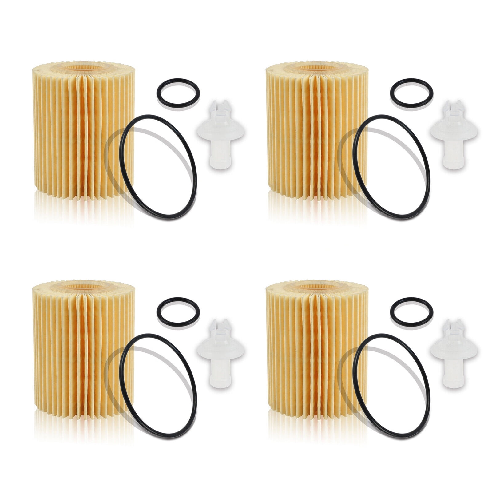 04152-YZZA3 Car Oil Filter For Lexus GS460 IS250 IS300 IS350 LS460 LS600h 4pcs - Walmart.com