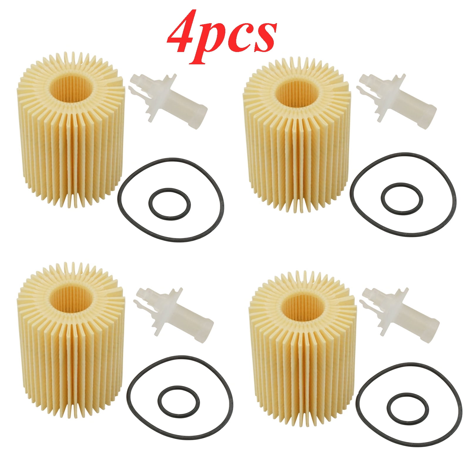 04152-YZZA3 For TOYOTA 4RUNNER, FJ CRUISER, TUNDRA OIL FILTER SET OF 4 ...
