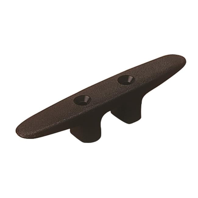 043380-1 8 in. Heavy Duty Black Nylon Open Base Cleat, Black - Walmart.com