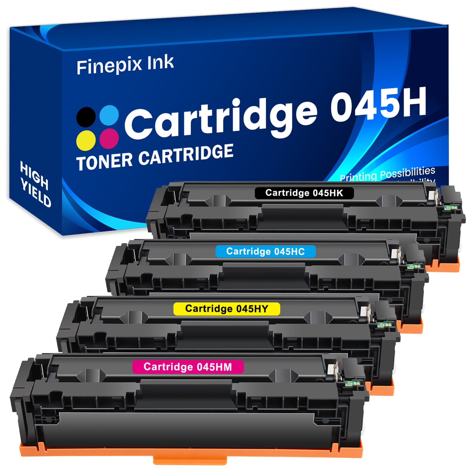 045 045H Toner Cartridge Compatible for Canon 045 CRG 045H Color ImageCLASS MF634Cdw MF632Cdw ...