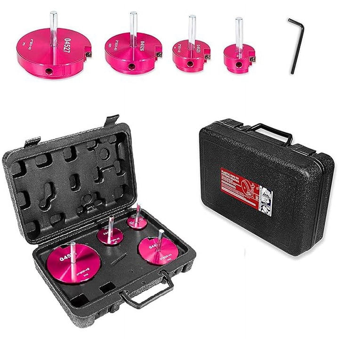 04529 for PPRK4 Plastic Pipe Fitting Reamer 4 Piece Kit fit into ...