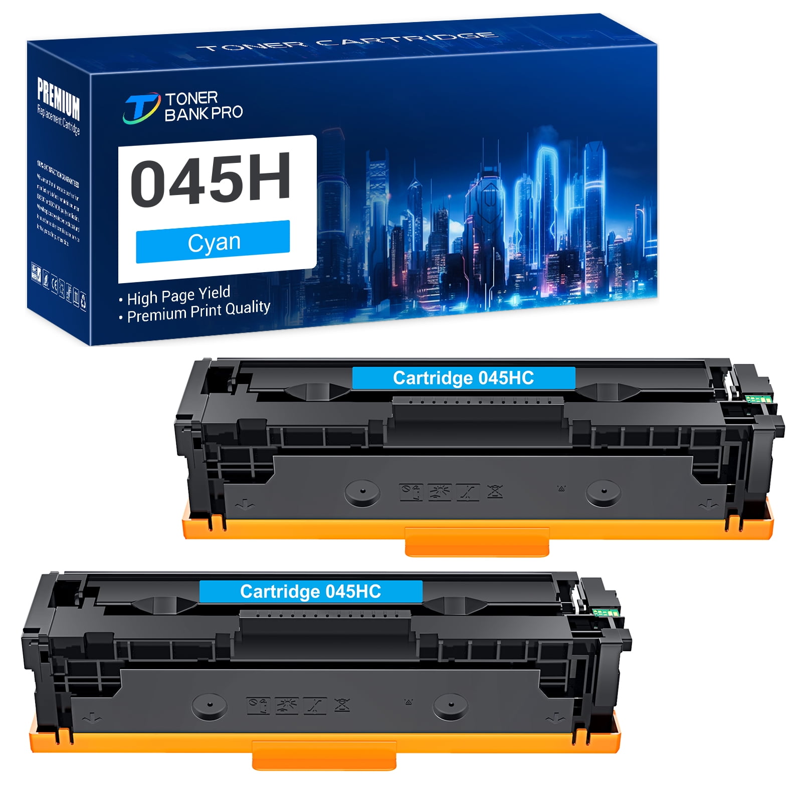 045H 045 Toner Cartridge Replacement for Canon Cartridge 045HC Color ...