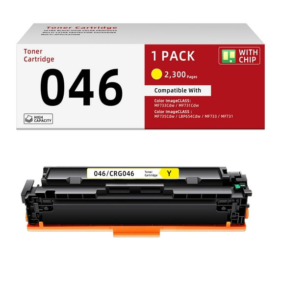 046 Toner Cartridge Compatible Replacement for Canon 046 046H CRG046 ...