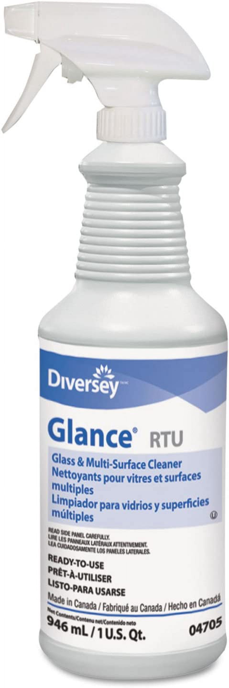 04705 Glance Glass & Multi-Surface Cleaner Original 32oz Spray Bottle ...