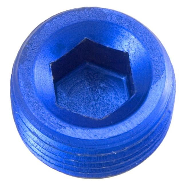 04AN NPT Hex Head Pipe Plug, Blue - Pack of 2 - Walmart.com