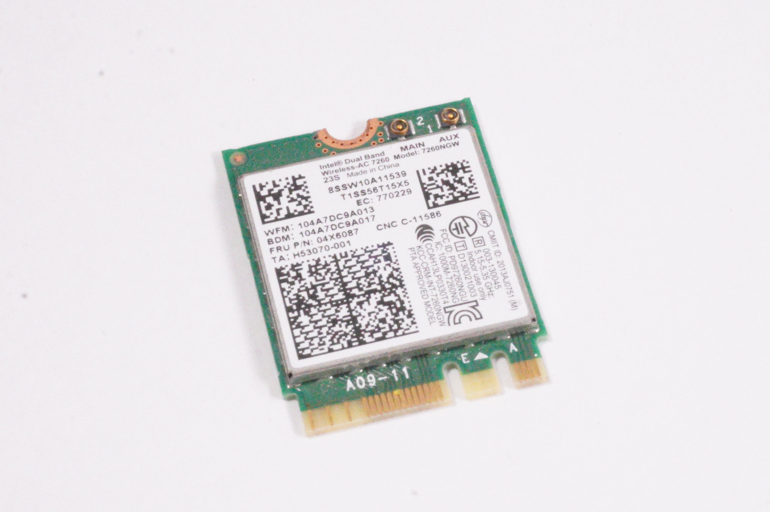 04X6087 Lenovo Wireless Card 20DU0009US 20DU000AUS 20D9S00C00 ...