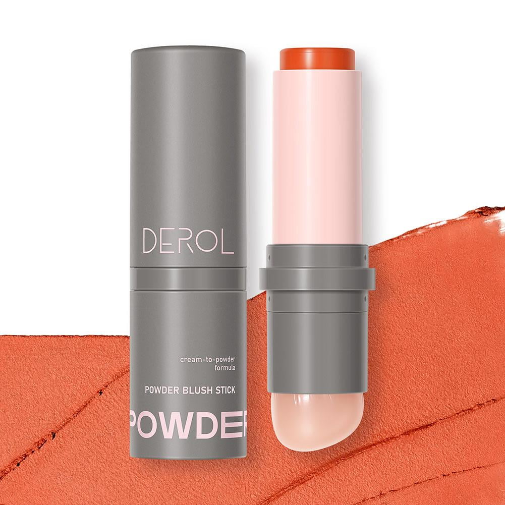 04Derol Double-Headed Blush Stick Portable Two-In-One Silicone Powder ...
