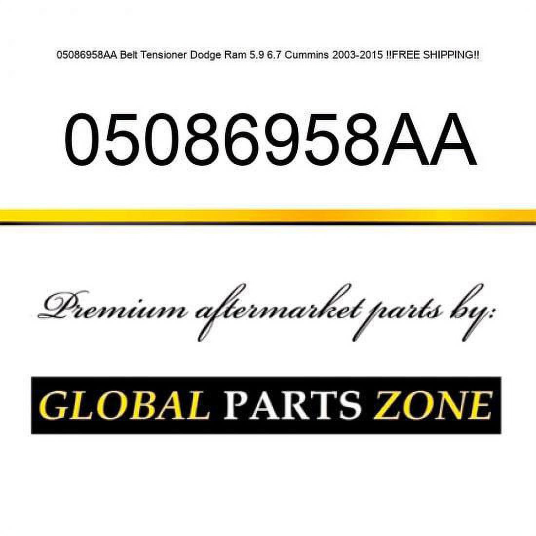05086958AA Belt Tensioner Dodge Ram 5.9 6.7 Cummins 2003-2015 !!FREE ...