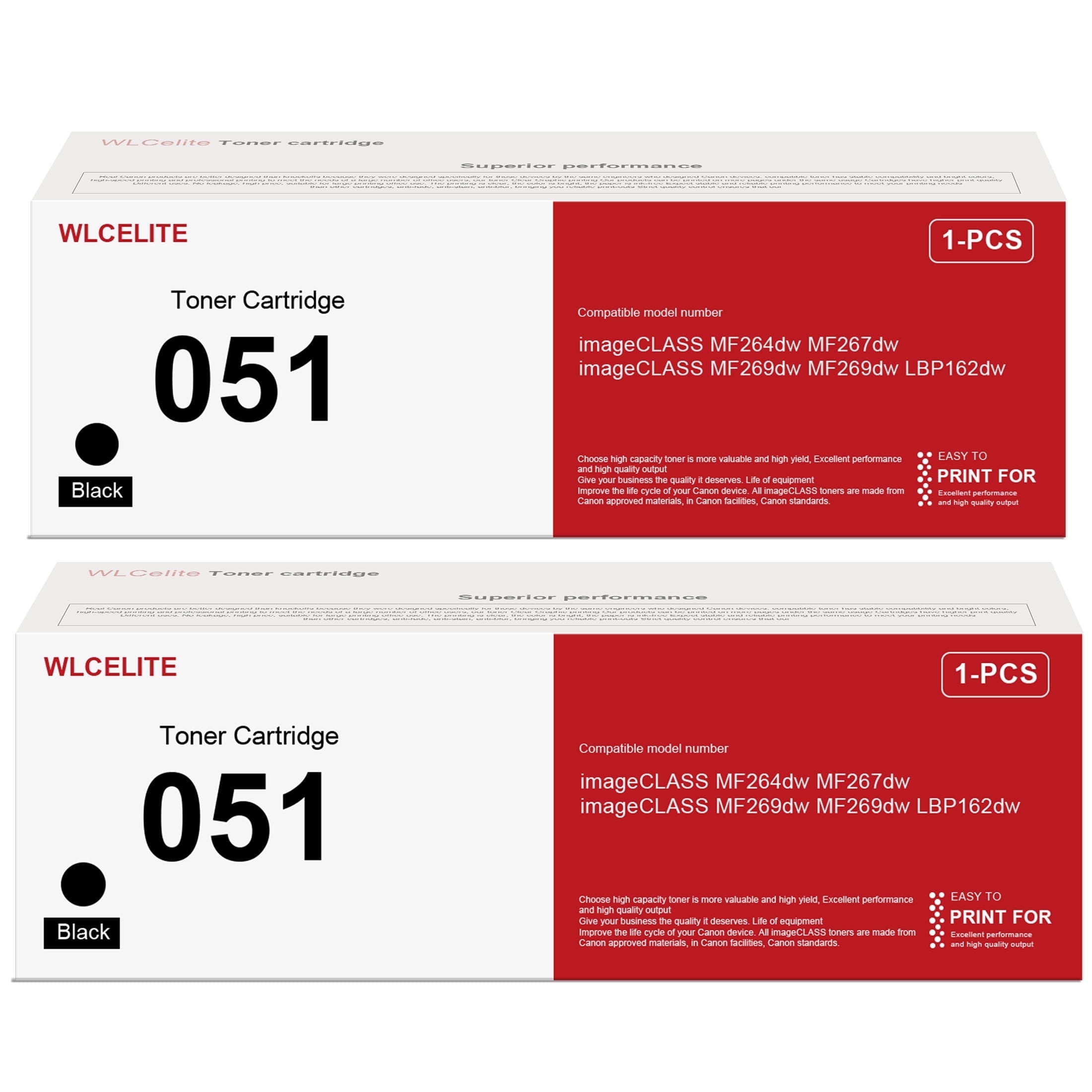 051 Toner Cartridge Replacement for Canon 051 Toner Cartridge for Canon ...
