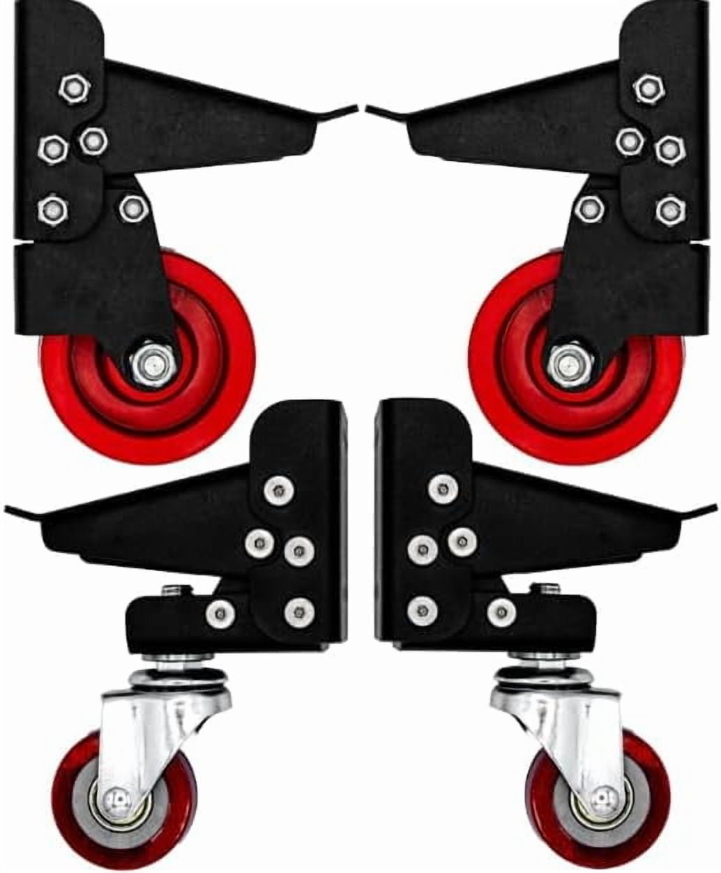 05152 Steel Caster Set Heavy Duty Multi Purpose Locking Casters for ...