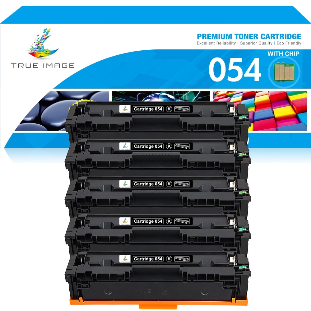 054 054H 5-Pack Compatible Toner Cartridge with Chip for HP 054 Work ...