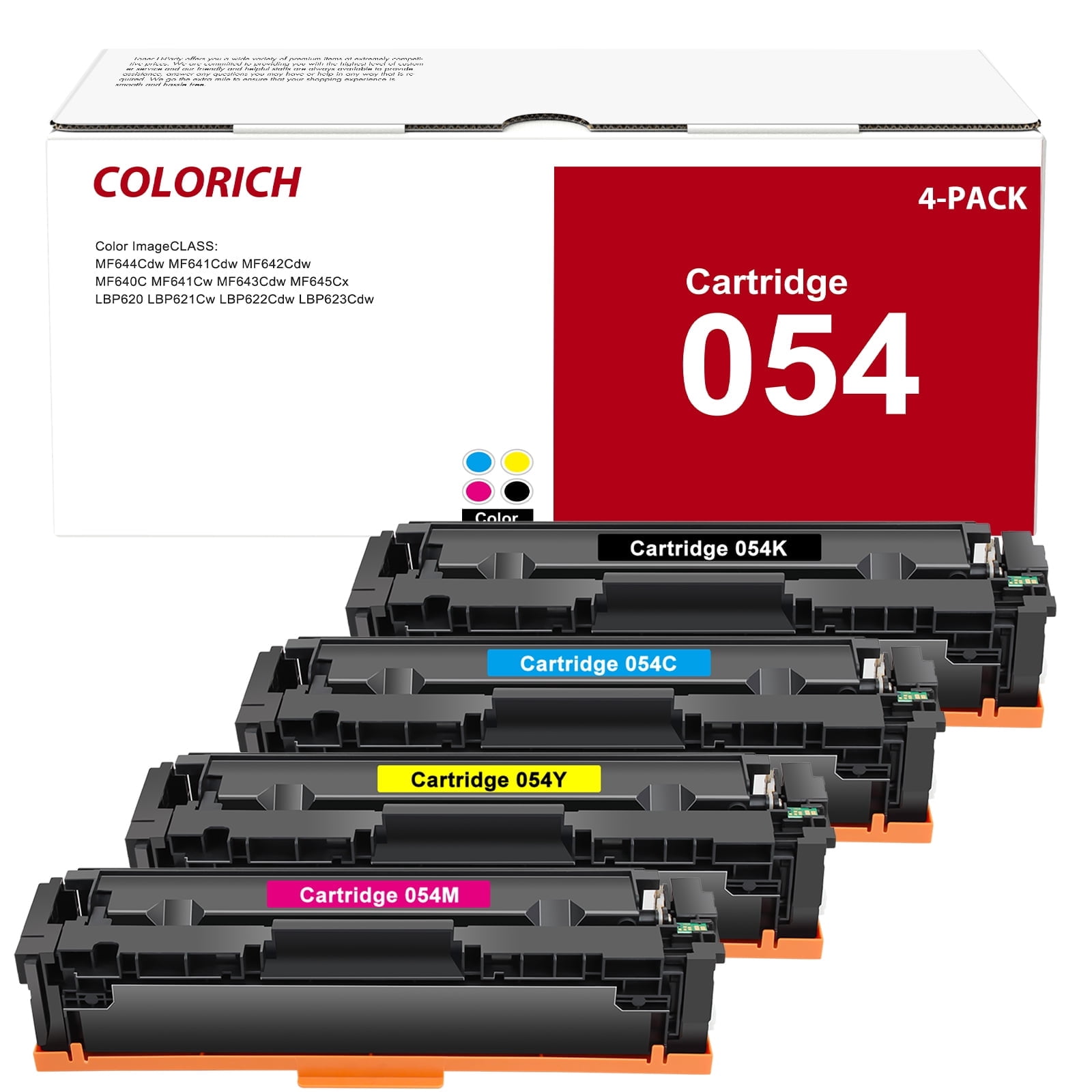 054 054H Toner Cartridge Compatible for Canon 054 Toner Cartridge Set ...