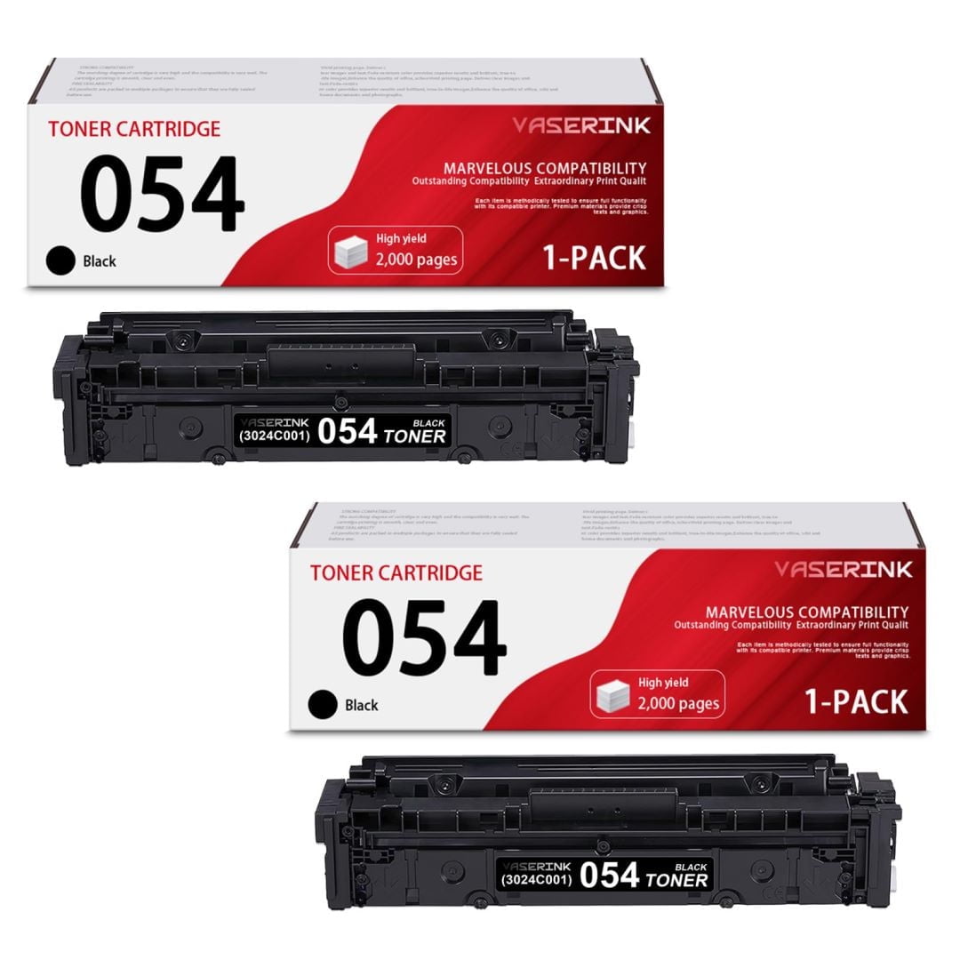 Canon 054 3024C001 Black Toner Cartridge 2-Pack for ImageCLASS MF641Cdw ...