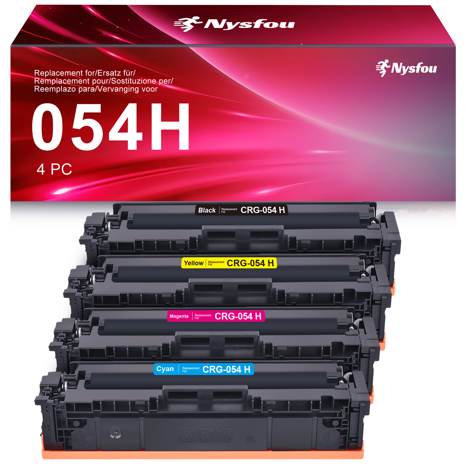 054H 054 CRG-54H Toner Cartridge for Canon Color imageCLASS MF641Cw ...