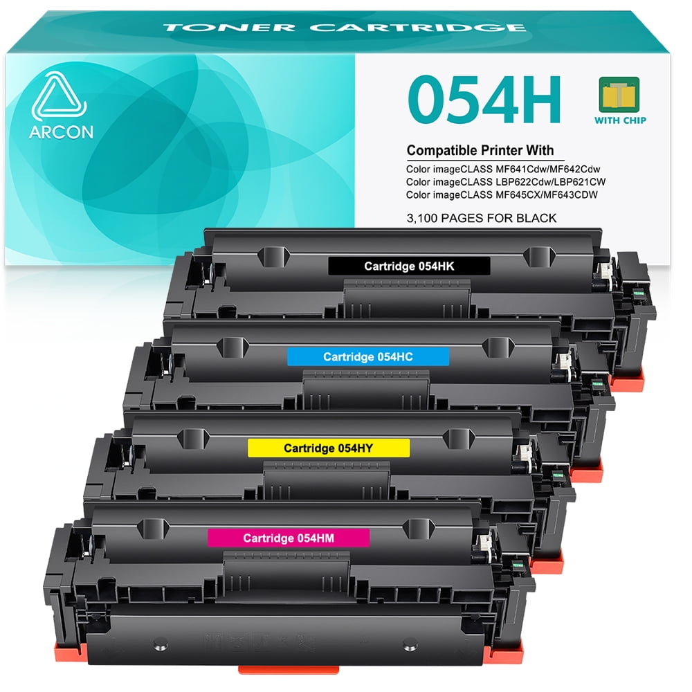 054H 054 Compatible for Canon 054 Toner Cartridge Set 054H 054 CRG-054H ...