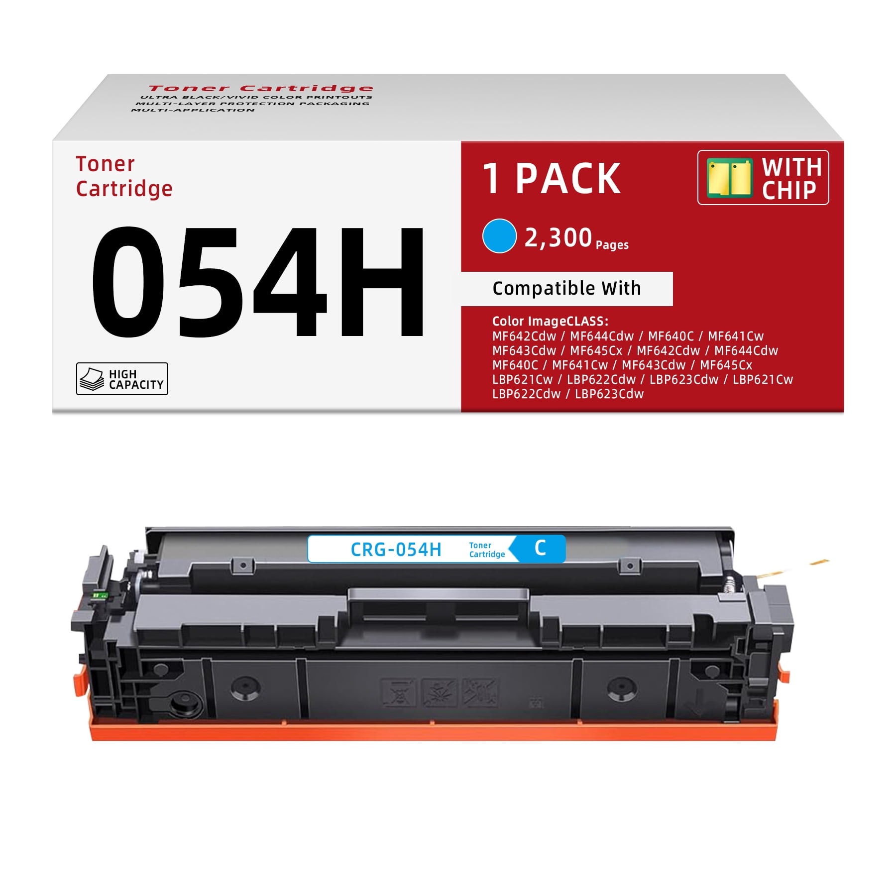 054H Toner Cartridge Compatible Replacement for Canon 054H 054H CRG054H ...
