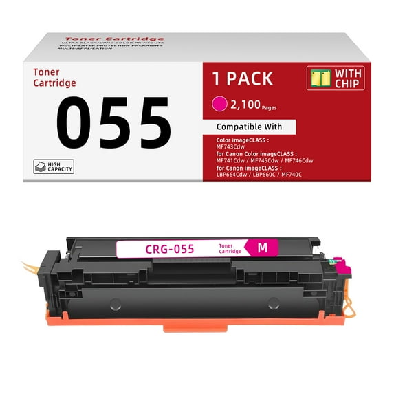 055 Toner Cartridge Compatible Replacement for Canon 055 055H CRG055 CRG-055 for Canon ...