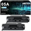 HP 05A CE505A Compatible 2-Pack Black Toner Cartridges for LaserJet ...