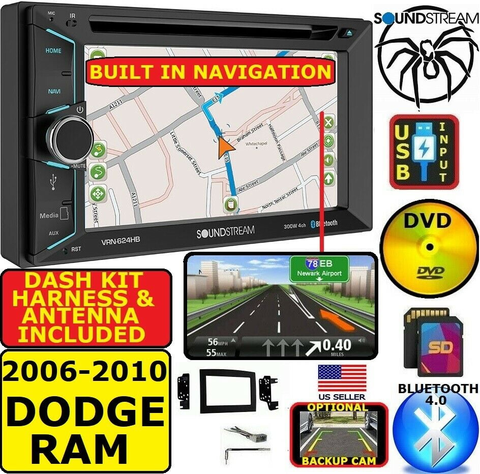 06 07 08 09 10 DODGE RAM GPS NAVIGATION SYSTEM BLUETOOTH CD DVD CAR ...