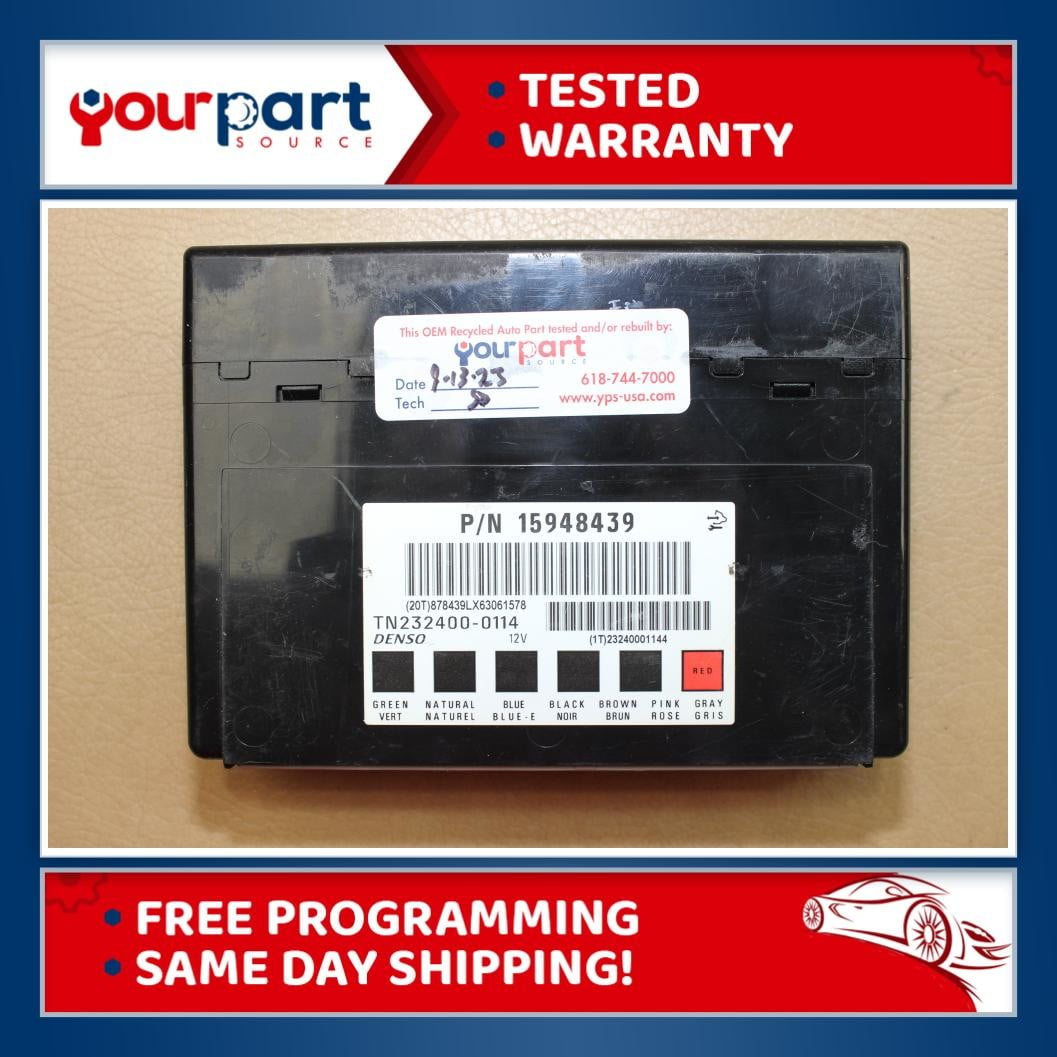 Your Part Source BCM Body Control Module 25823559 Free VIN Programming ...