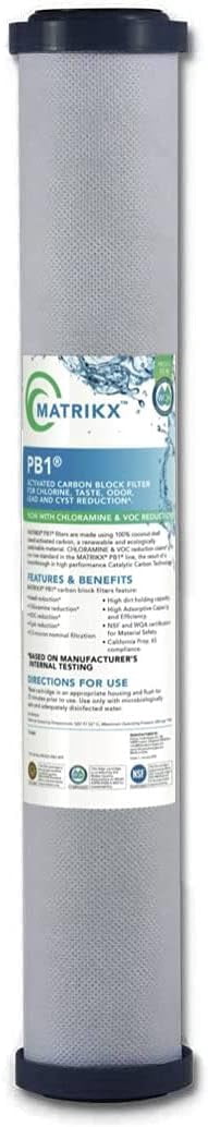 06-250-20-MATRIKX - 20" x 2.5" MatriKX Pb1 - 0.5 Micron - Chlorine ...