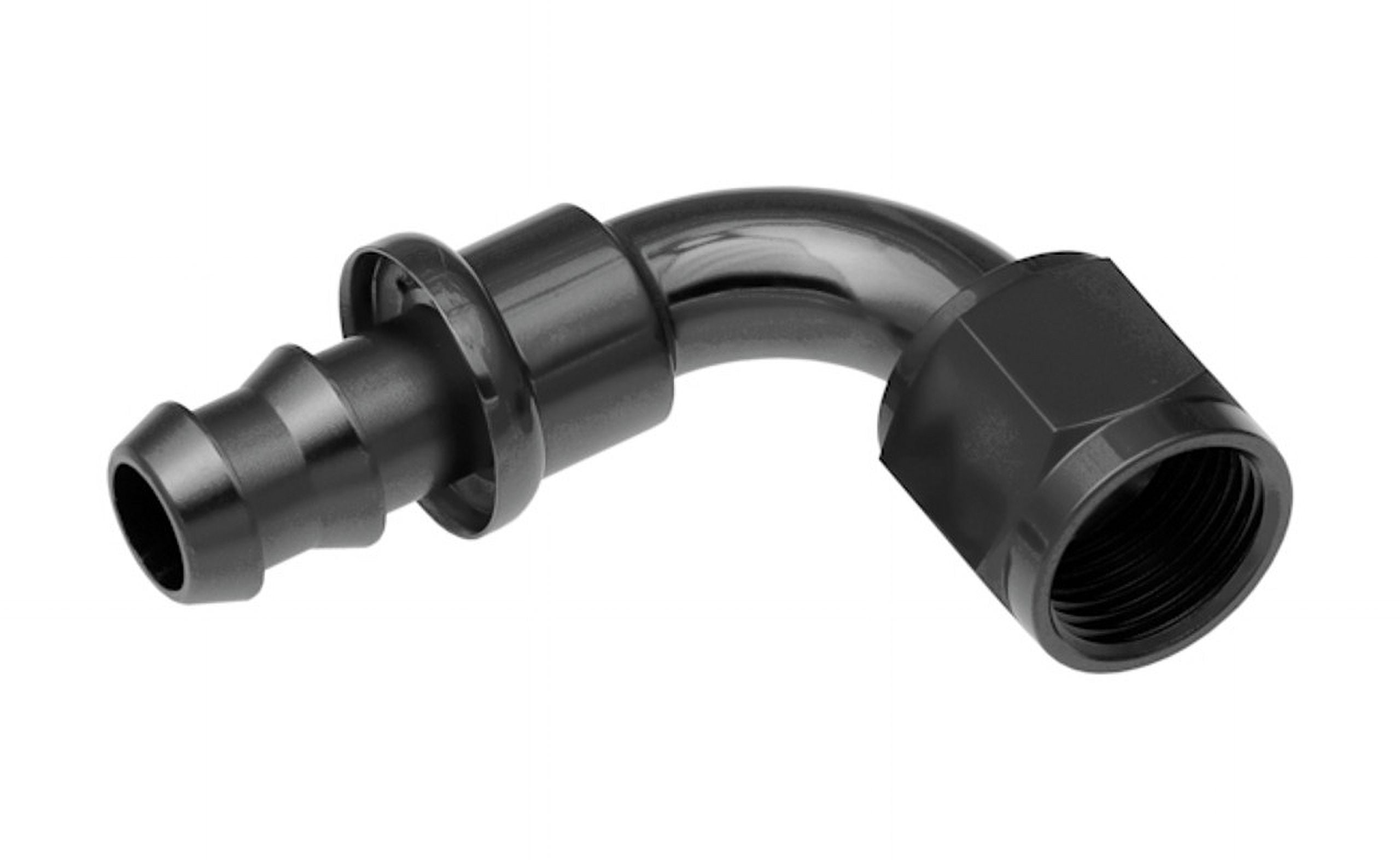 -06 AN 90 degree push lock hose end - clear - Walmart.com