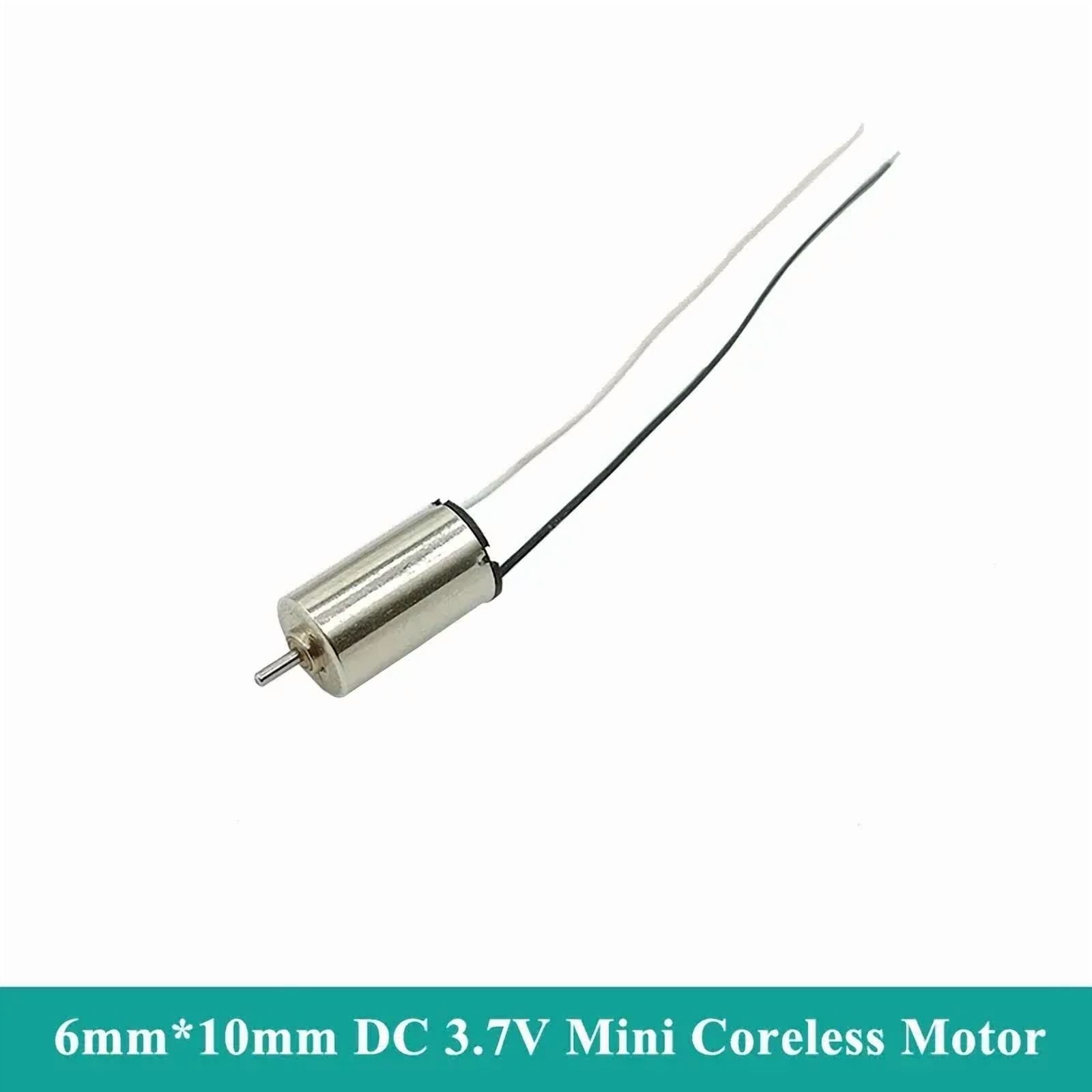 0610 Micro 6mm*10mm Coreless Motor DC 3V 3.7V 35000RPM High Speed Micro ...