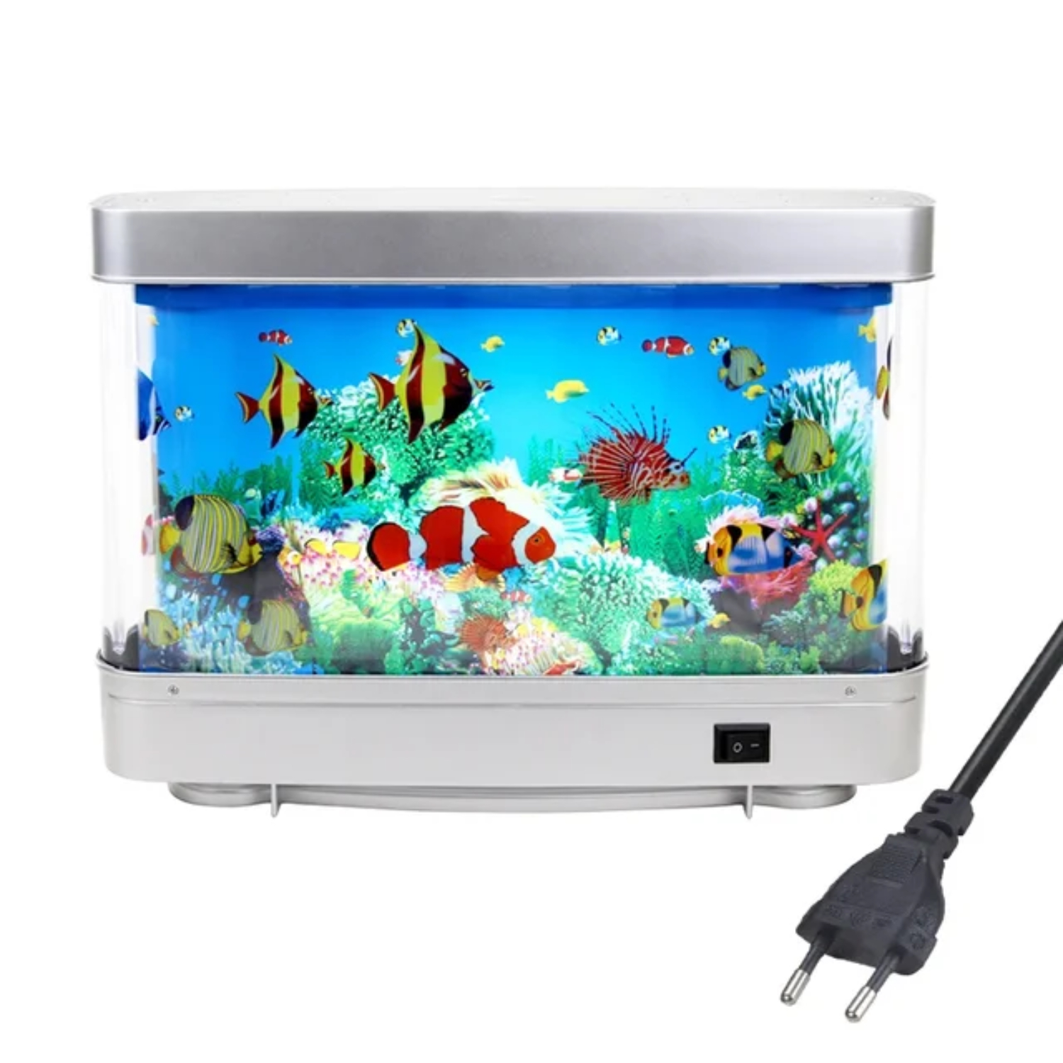 0620 Artificial Tropical Fish Tank Lamps Aquarium Decorative Night ...