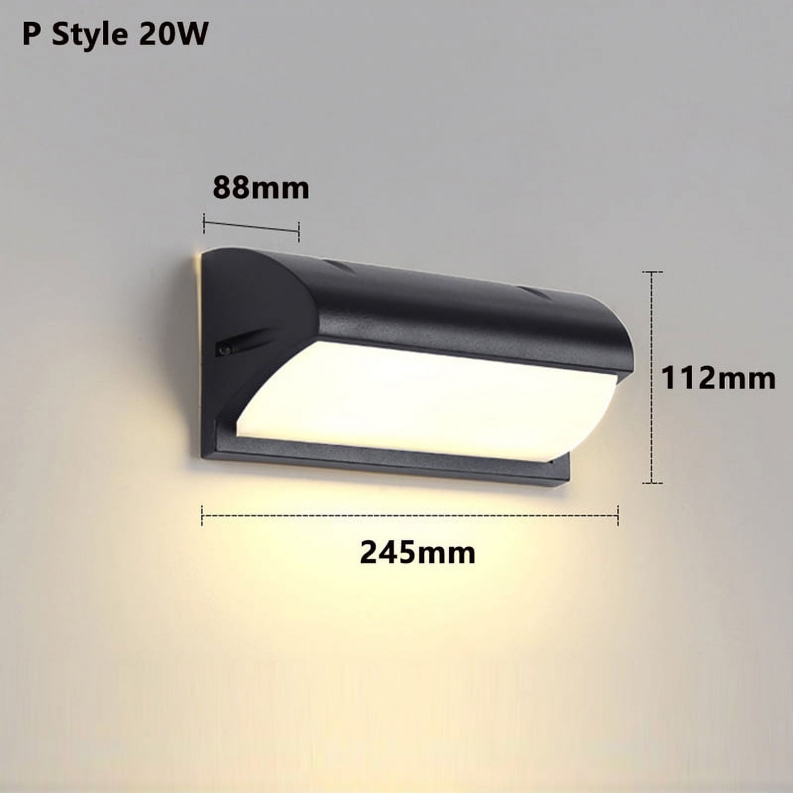 0620 Outdoor Motion Sensor Wall Lamp Waterproof IP65 Wall Light Porch ...