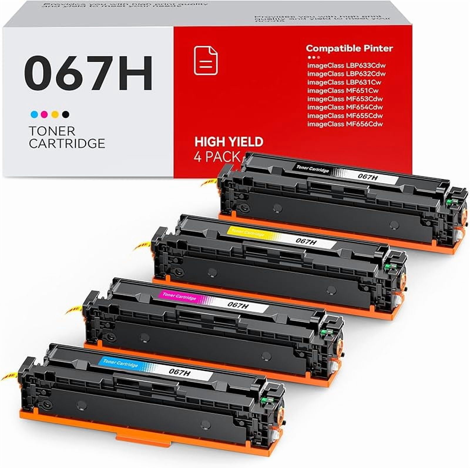 067H 067 Toner Cartridge High Yield Compatible for Canon 067H 067 ...
