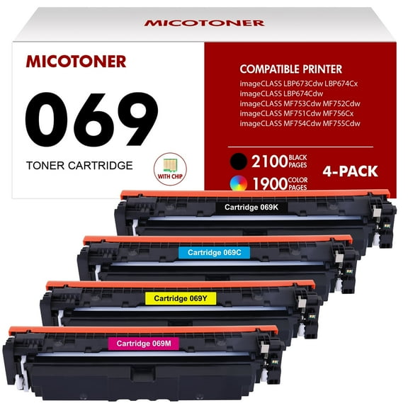 069H 069 Toner Cartridge Compatible for Canon 069H 069 Toner Canon ...