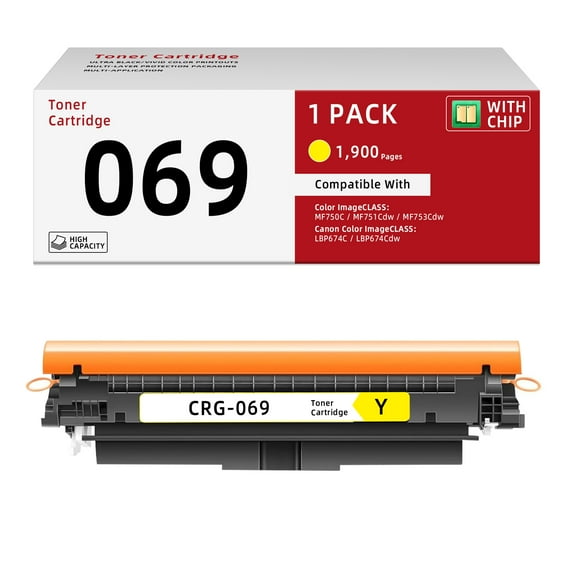 069 Toner Cartridge Compatible Replacement for Canon 069 069H CRG069 ...