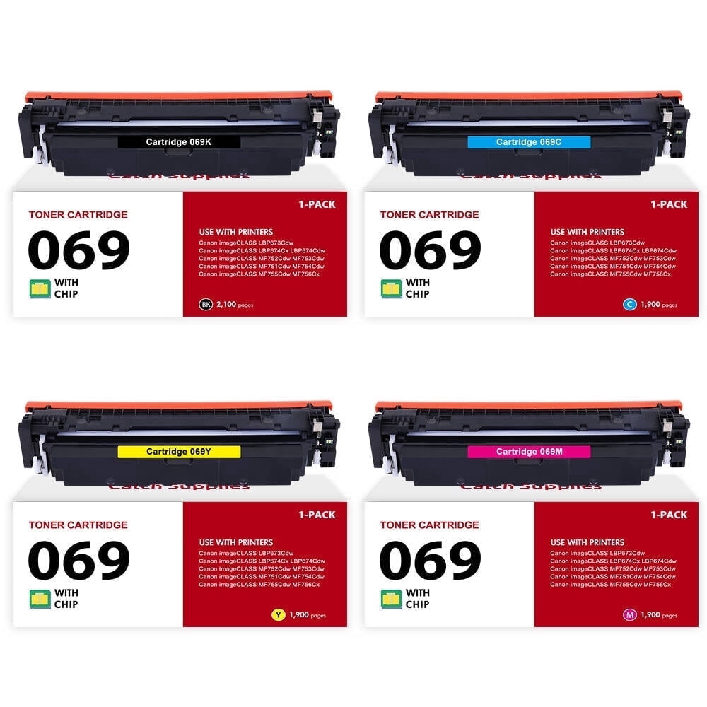 Canon 069H Toner Cartridge 5-Pack, High Yield, Compatible with ...