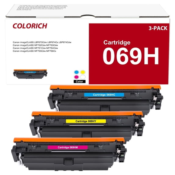 069H 069 Toner Cartridge Set Compatible for Canon 069H 069 Toner ...