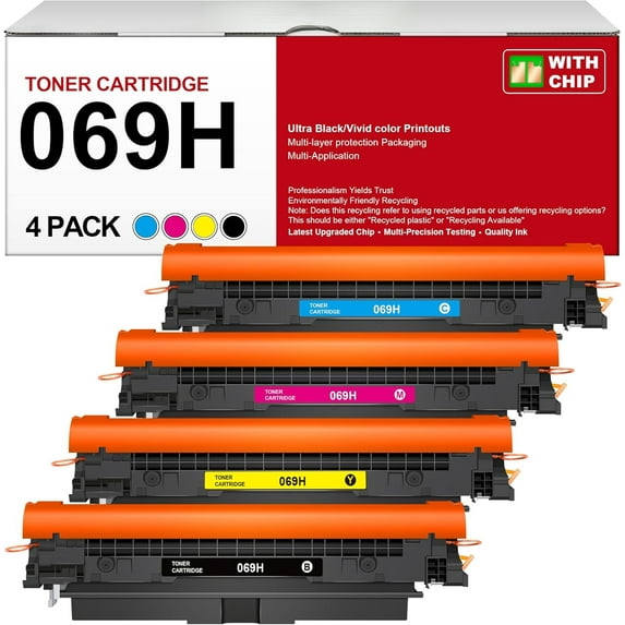 069H Toner Cartridges Set Mf753cdw - High Yield Replacement for Canon ...